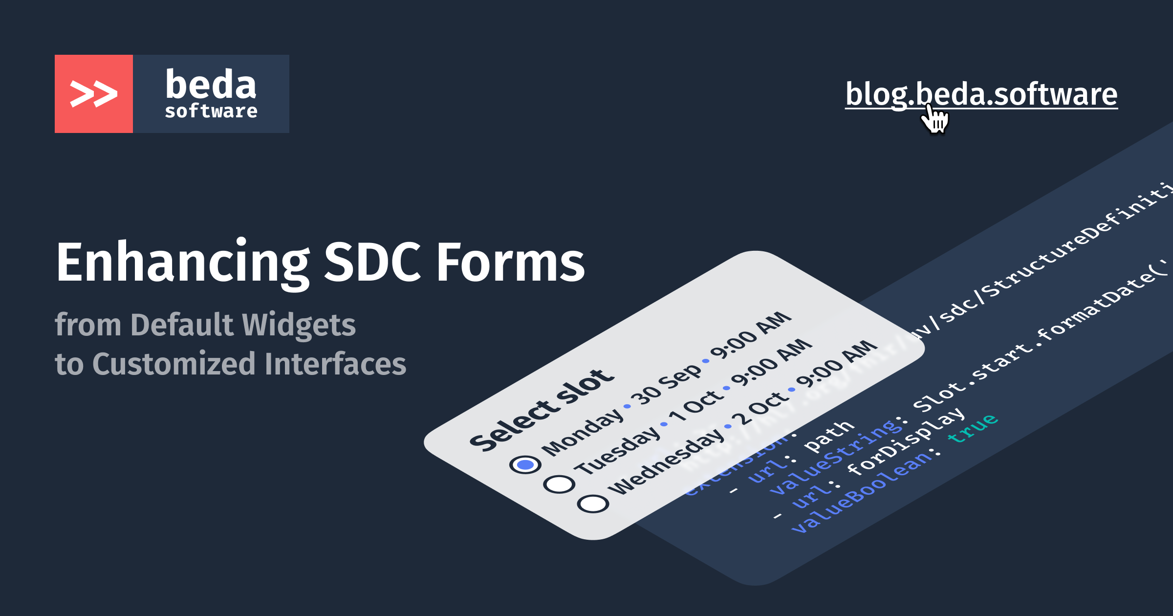 Enhancing SDC Forms: From Default Widgets to Customized Interfaces | Beda Software Blog